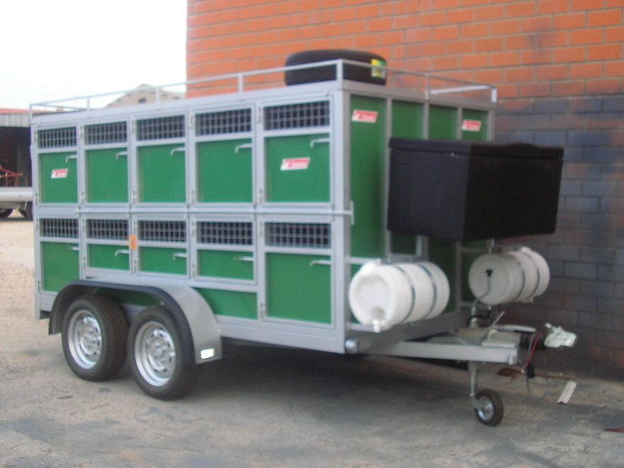 Remolque 2 ejes para perros | REMOLQUES TAMAME